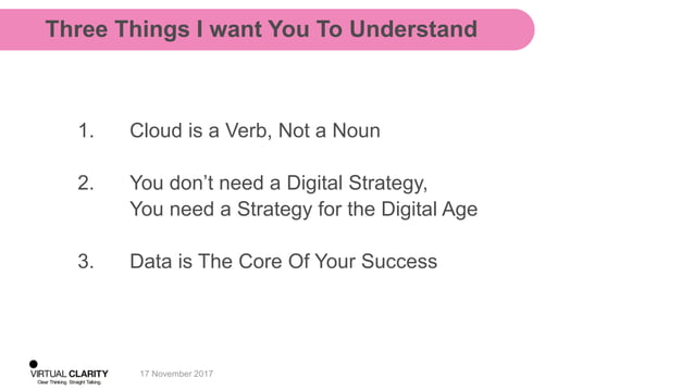 SEE the Cloud: Alan Nance - The urgent rise of digital platforms | PPT