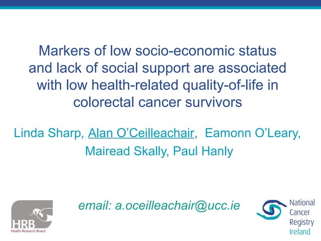 Markers of low socio-economic status and lack of social support are ...