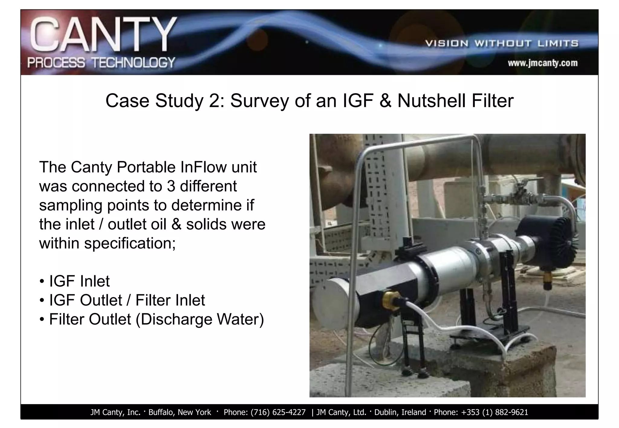 TECHNOLOGY FOR MONITORING OIL DROPLET & SOLIDS PARTICLE SIZE IN ...