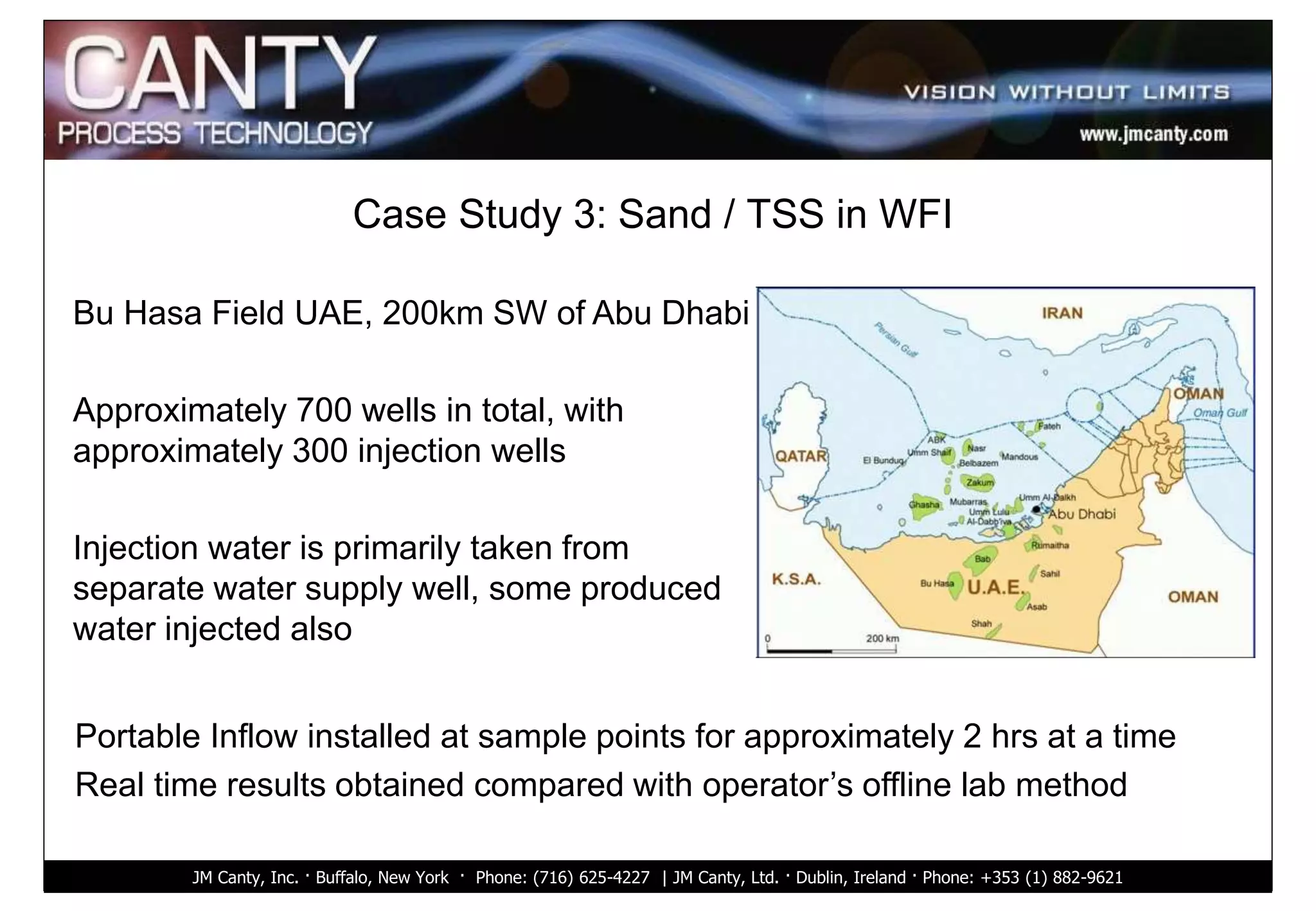TECHNOLOGY FOR MONITORING OIL DROPLET & SOLIDS PARTICLE SIZE IN ...