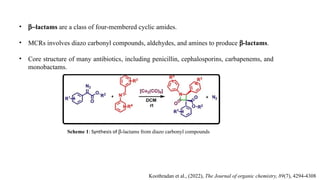synthesis and transformation of diazo carbonyl compounds | PPTX