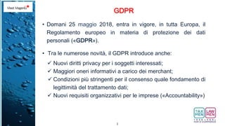 Alan Rhode - GDPR: la nuova normativa privacy per l’Europa | PDF