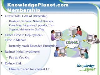 Alan Todd KnowledgePlanet Investor Presentation | PPT