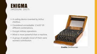 Alan Turing in WW2 | PPTX