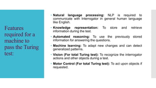 ALAN TURING MACHINE.pptx | Artificial Intelligence | Technology & Computing