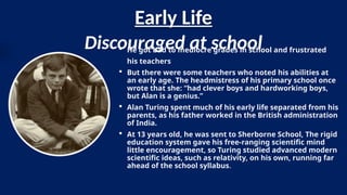 alan turing ppt.pptx biography of alan turing | PPTX