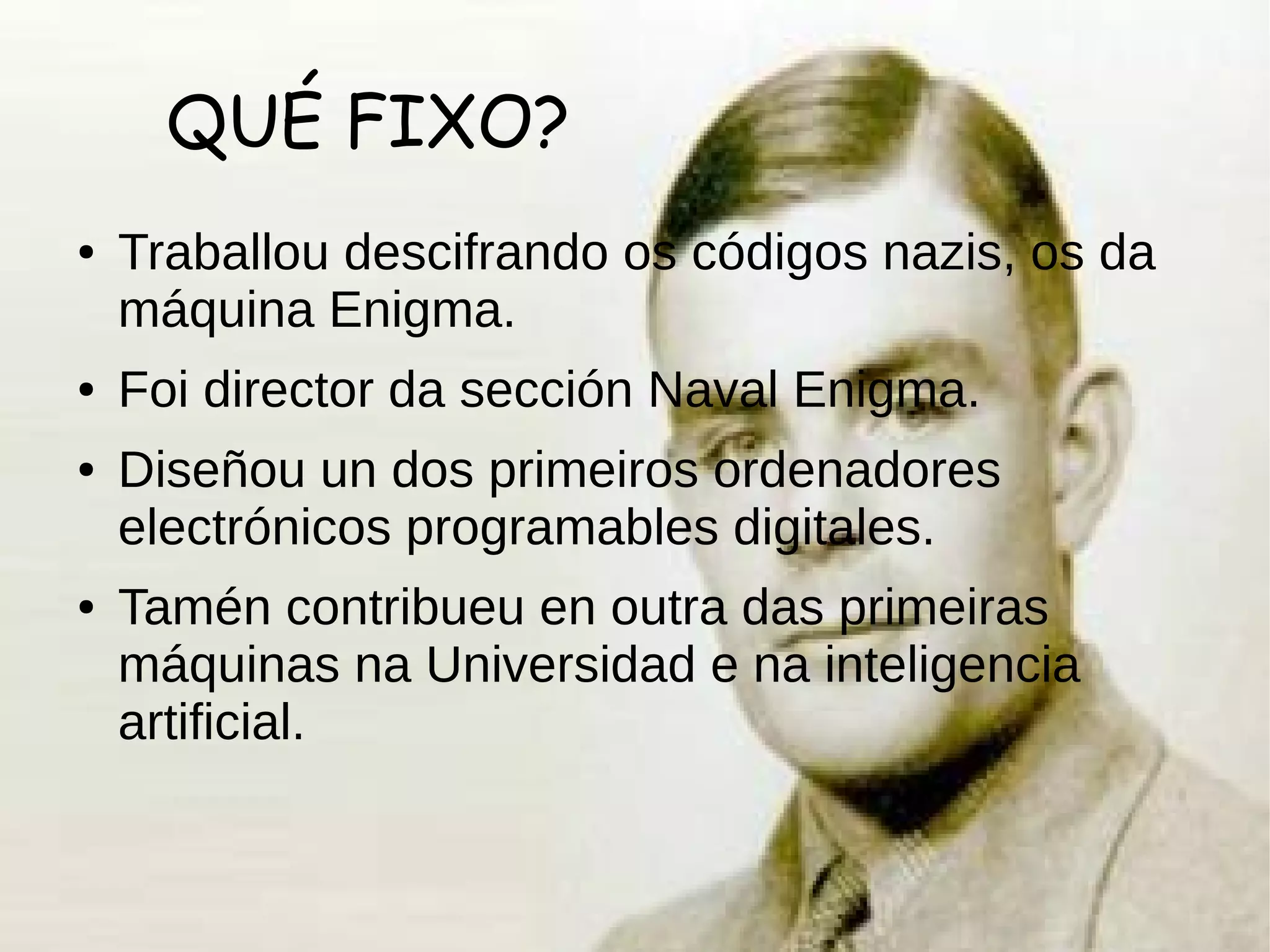 Alan turing presentación | ODP