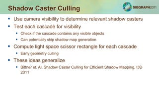 Siggraph 2011: Occlusion culling in Alan Wake | PPTX