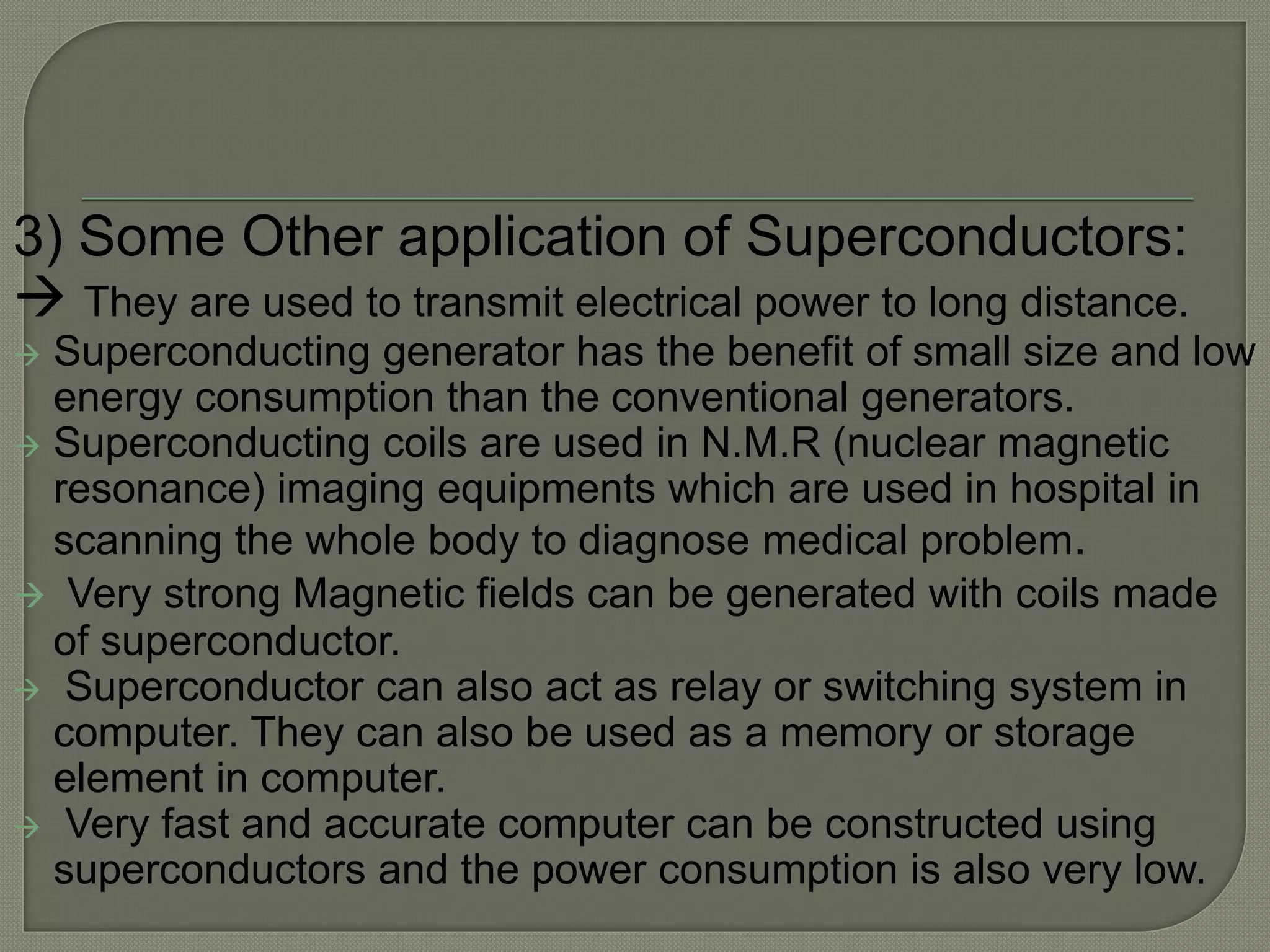 SUPERCONDUCTORS | PPTX