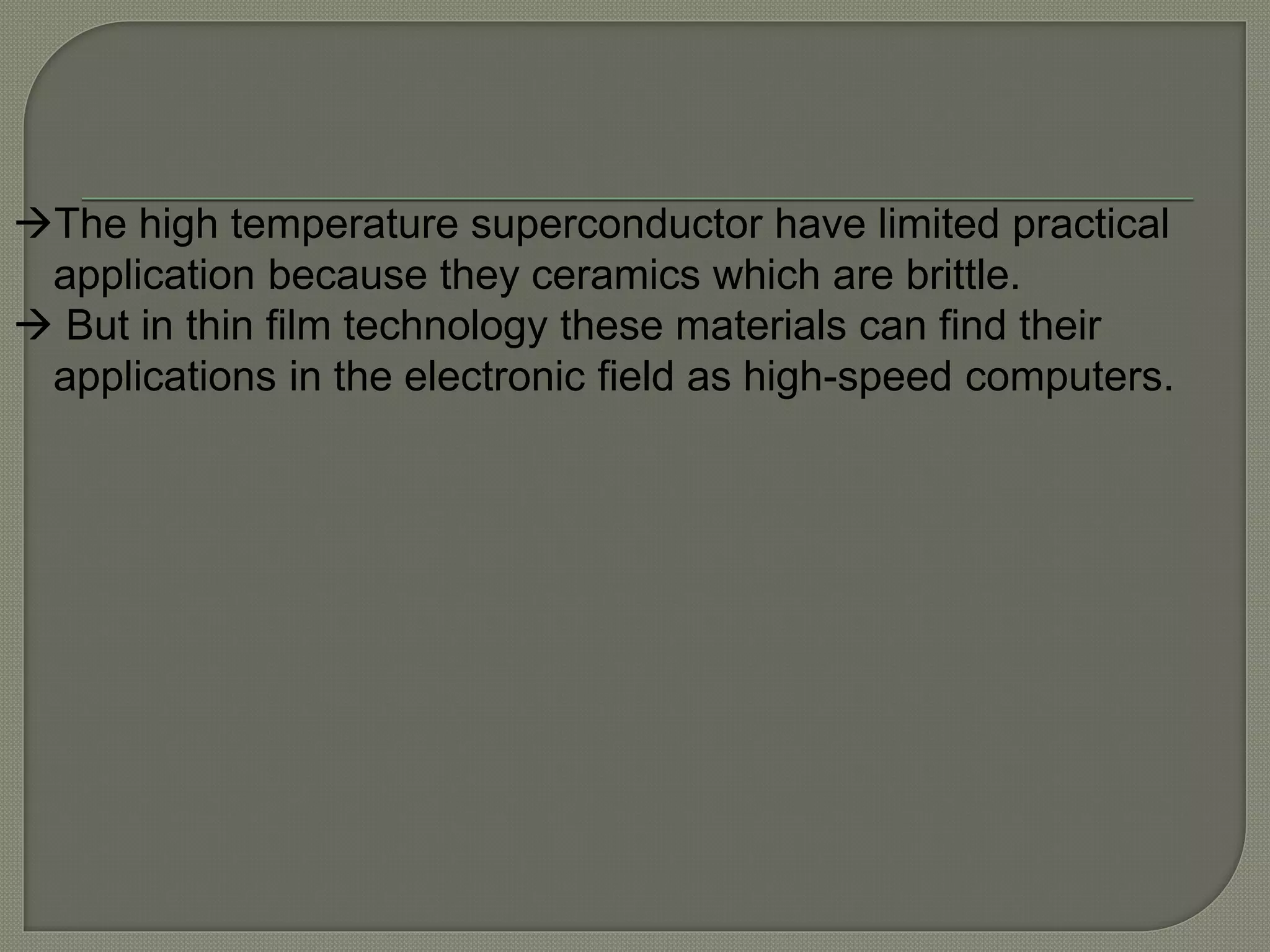 SUPERCONDUCTORS | PPTX