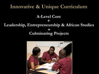 The African Leadership Academy | PPTX
