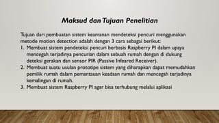 ALARM ANTI MALING MENGGUNAKAN SENSOR PIR BERBASIS ARDUINO.pptx