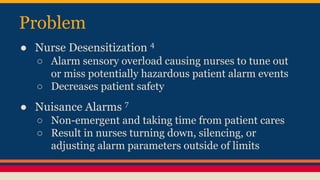 Alarm Fatigue PPT | PDF