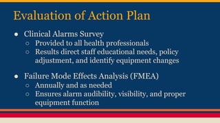 Alarm Fatigue PPT | PDF