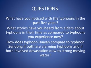 Alarming typhoon | PPTX