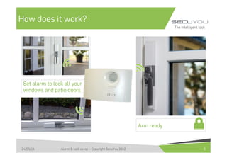 Electronic Lock with connectivity to alarm system | PPT