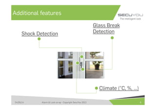 Electronic Lock with connectivity to alarm system | PPT
