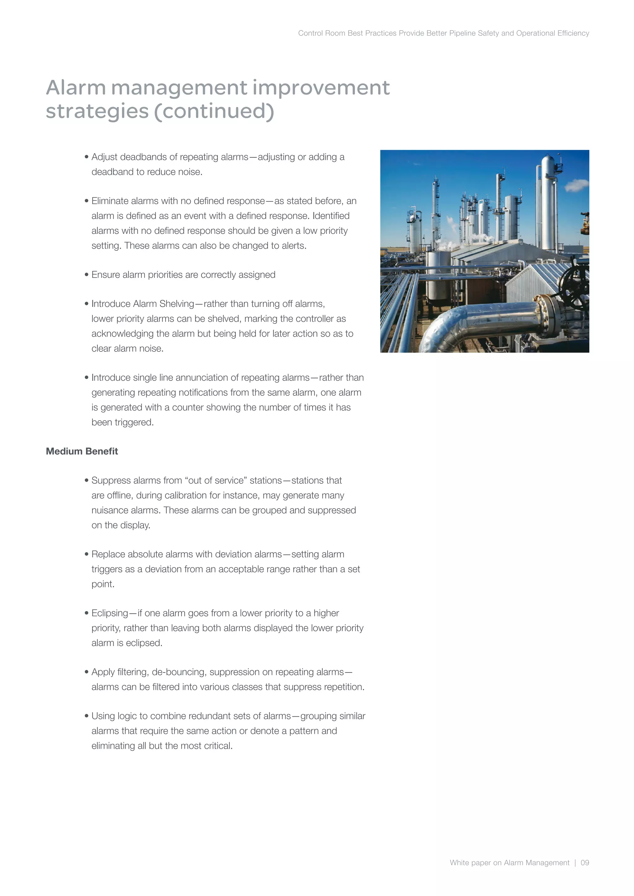 [Oil & Gas White Paper] Control Room Management - Alarm Management | PDF