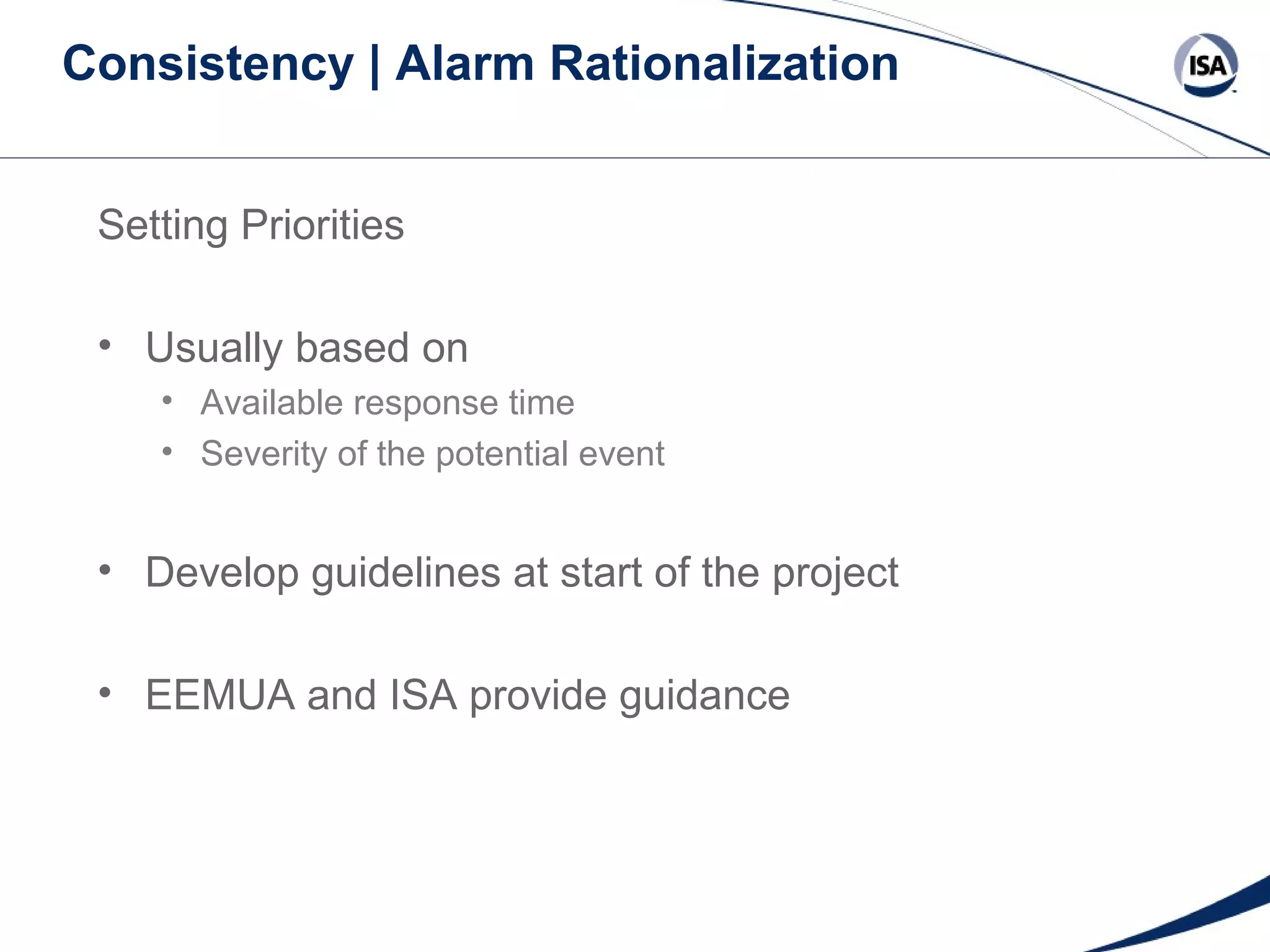 Alarm Rationalization Workshop - Tips, Tricks and Traps | PPT