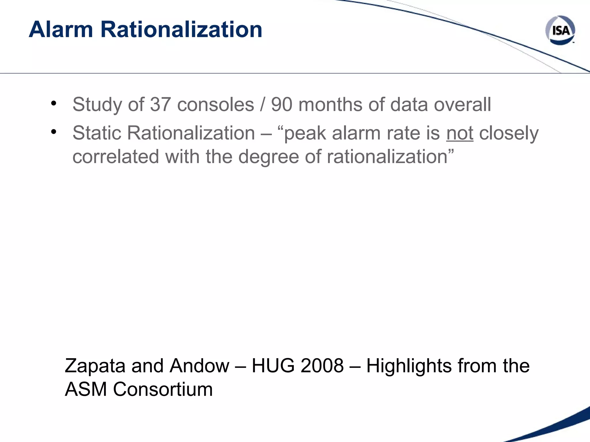 Alarm Rationalization Workshop - Tips, Tricks and Traps | PPT