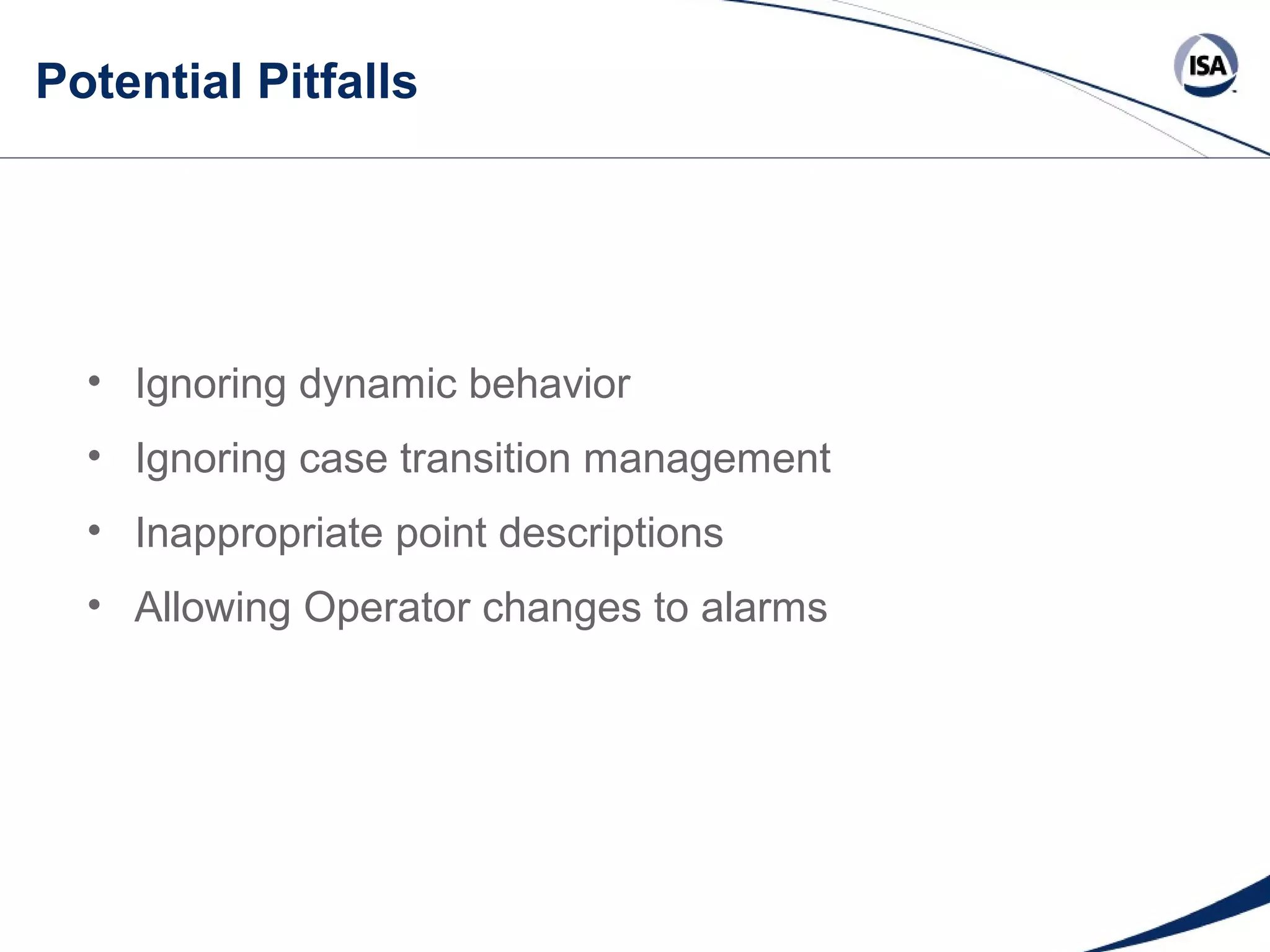 Alarm Rationalization Workshop - Tips, Tricks and Traps | PPT