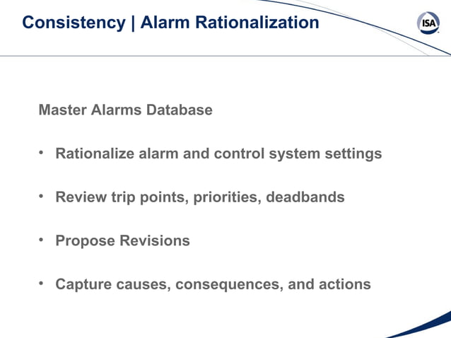Alarm Rationalization Workshop - Tips, Tricks and Traps | PPT ...