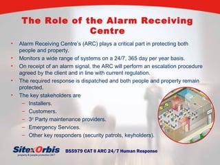Alarm Receiving Centres - IFSEC 2013 | PPT