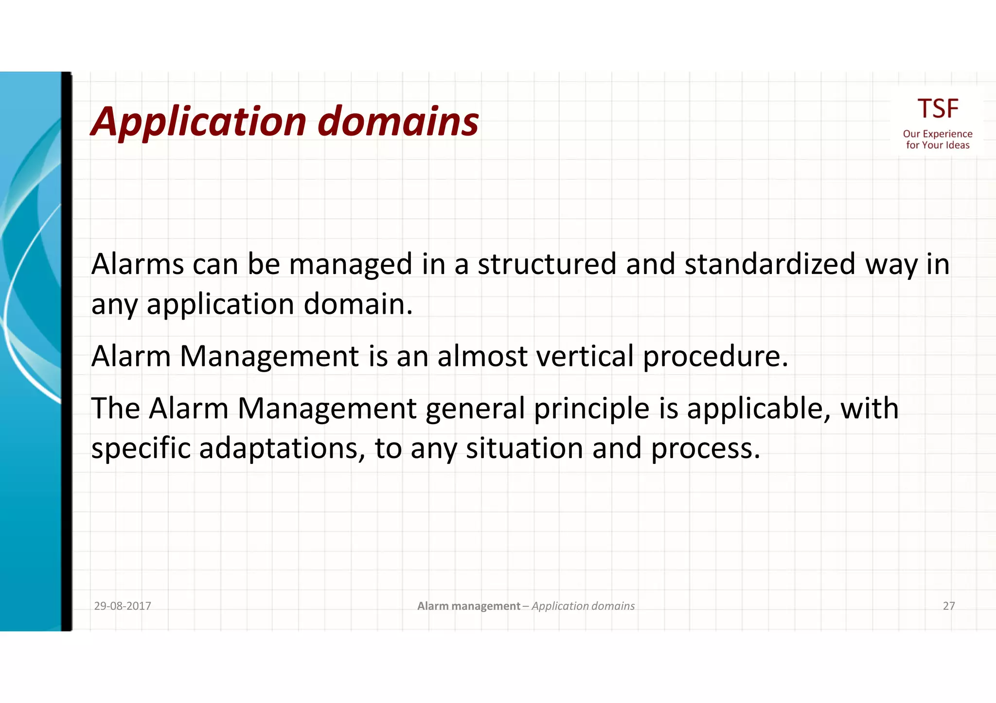 Alarms structured management systems | PDF