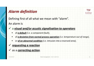 Alarms structured management systems | PDF