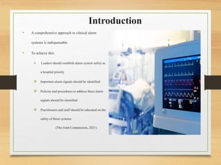 ALARM SYSTEM SAFETY IMPROVEMENT 2024 AND 2025 | PPTX