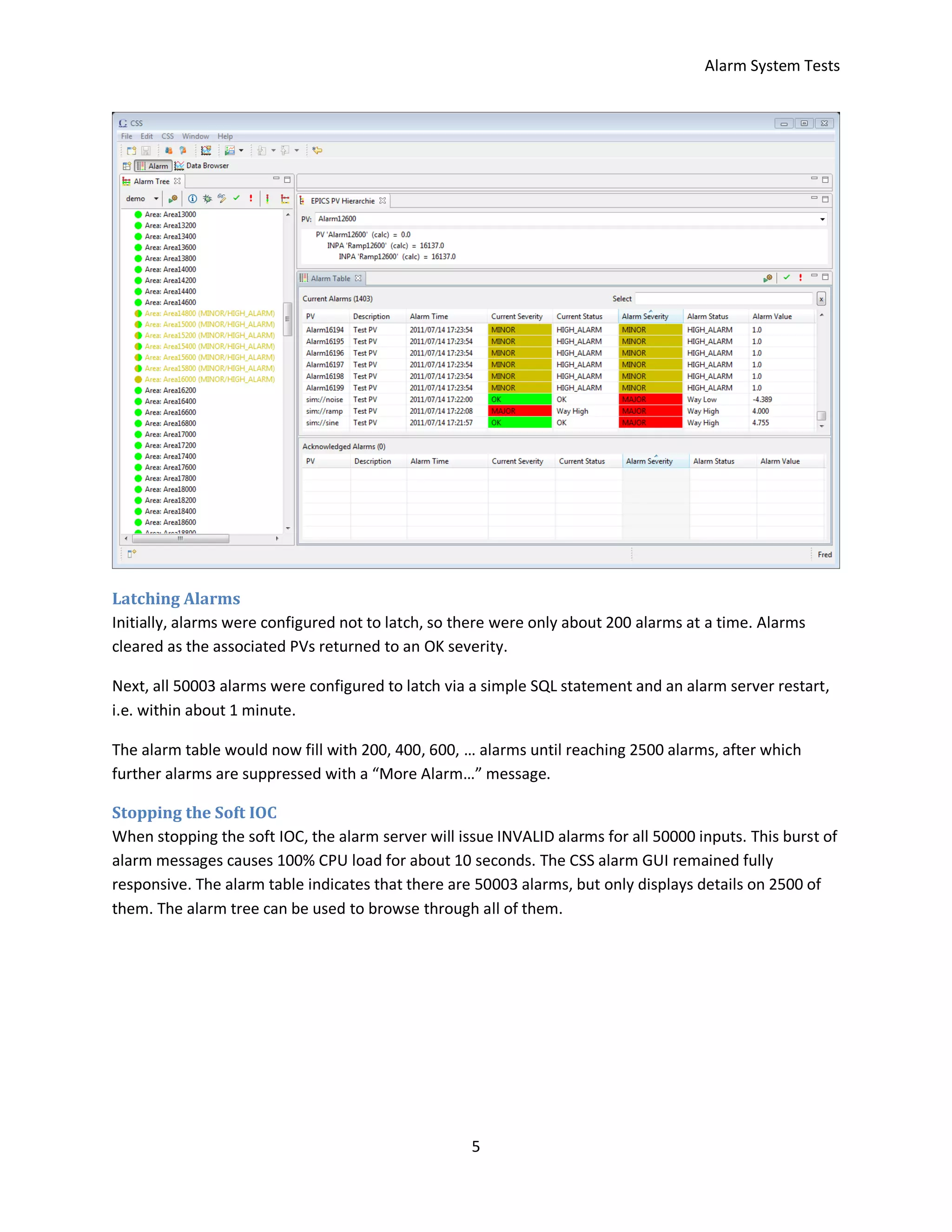BEAST - CSS Alarm Handler Performance Tests | PDF | Home Security ...