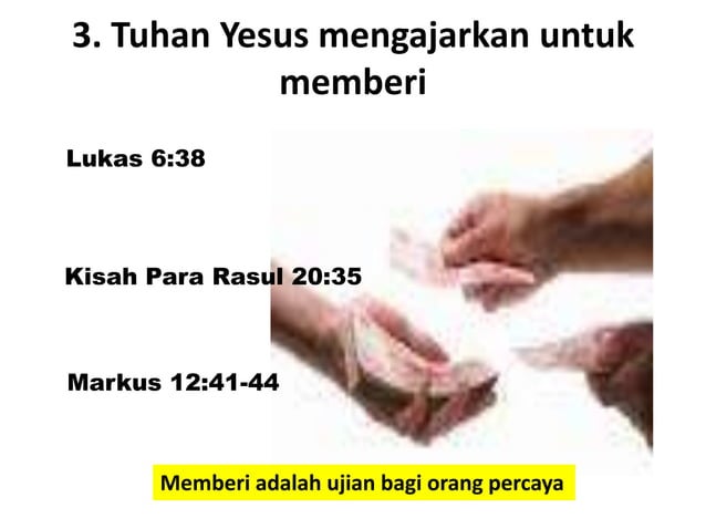 ALASAN MEMBERI PERSEMBAHAN.pptx......................... | PPTX