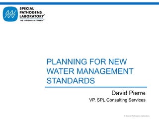 Planning for New Water Management Standards | PPT
