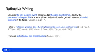 Linking Reflective Writing Analytics to Learning Design | PPT