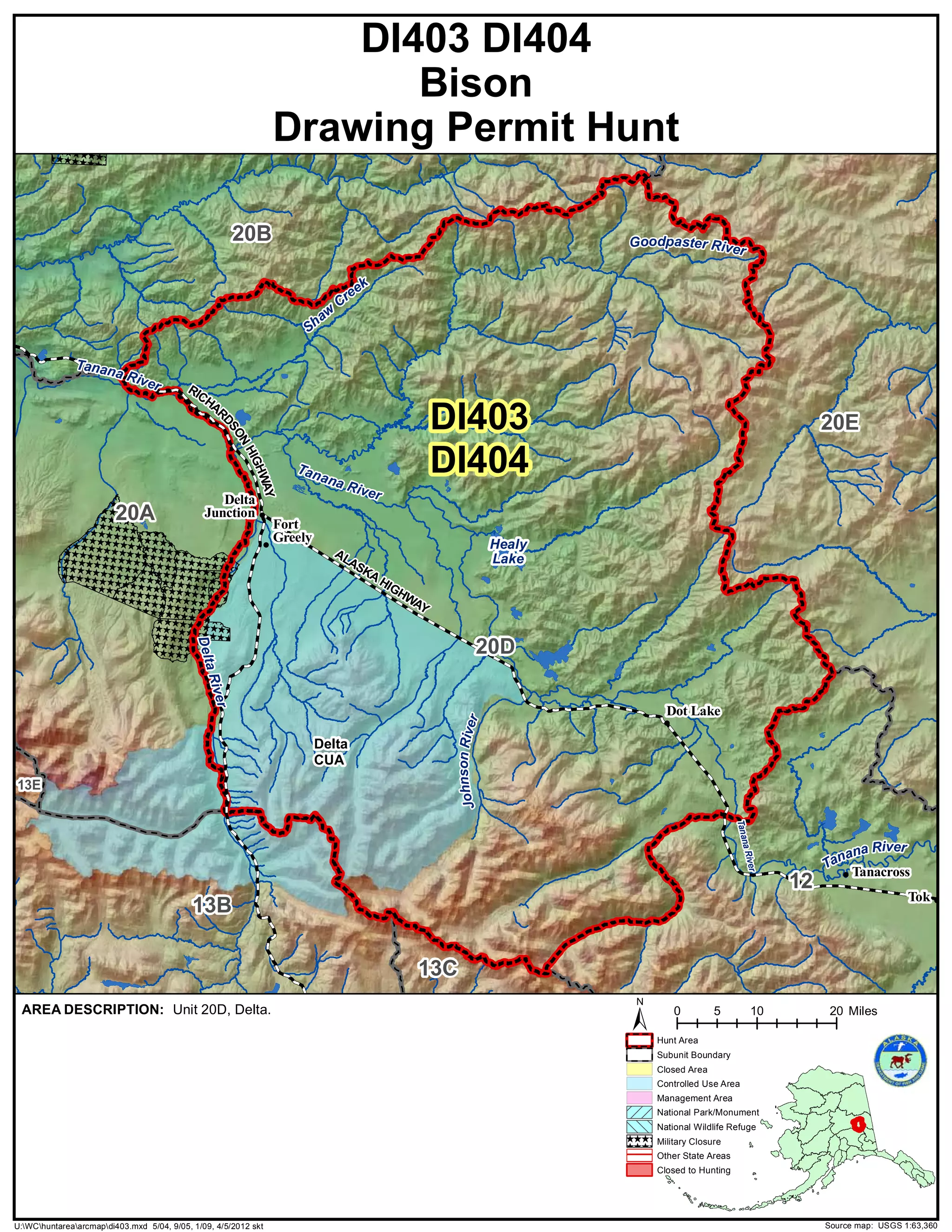 Alaska Bison Hunt Maps | PDF