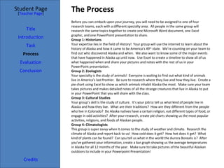 Alaska WebQuest | PPT