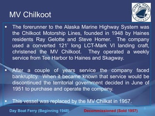 Alaska Marine Highway System | PPTX