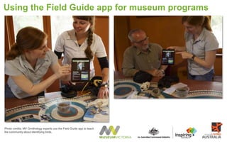 Data out, data in: the ALA and the Field Guide apps to Australian Fauna ...