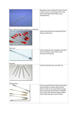 Alat-Alat Kimia | DOCX
