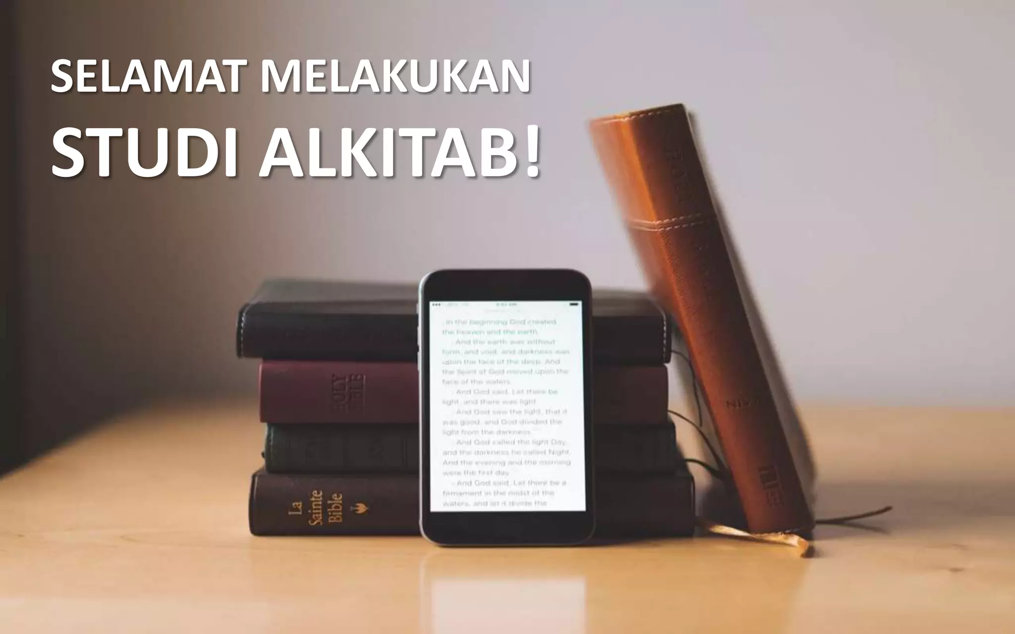 Alat-Alat Studi Alkitab ala SABDA | PPTX