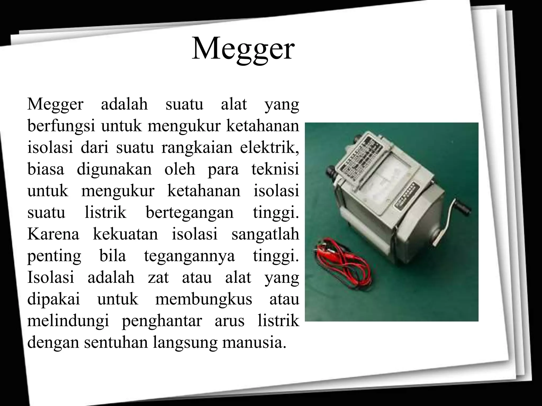 Alat Alat Ukur Kelistrikan Dan Fungsinyapptx