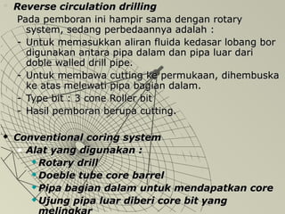 Alat Bor Eksplorasi | PPT