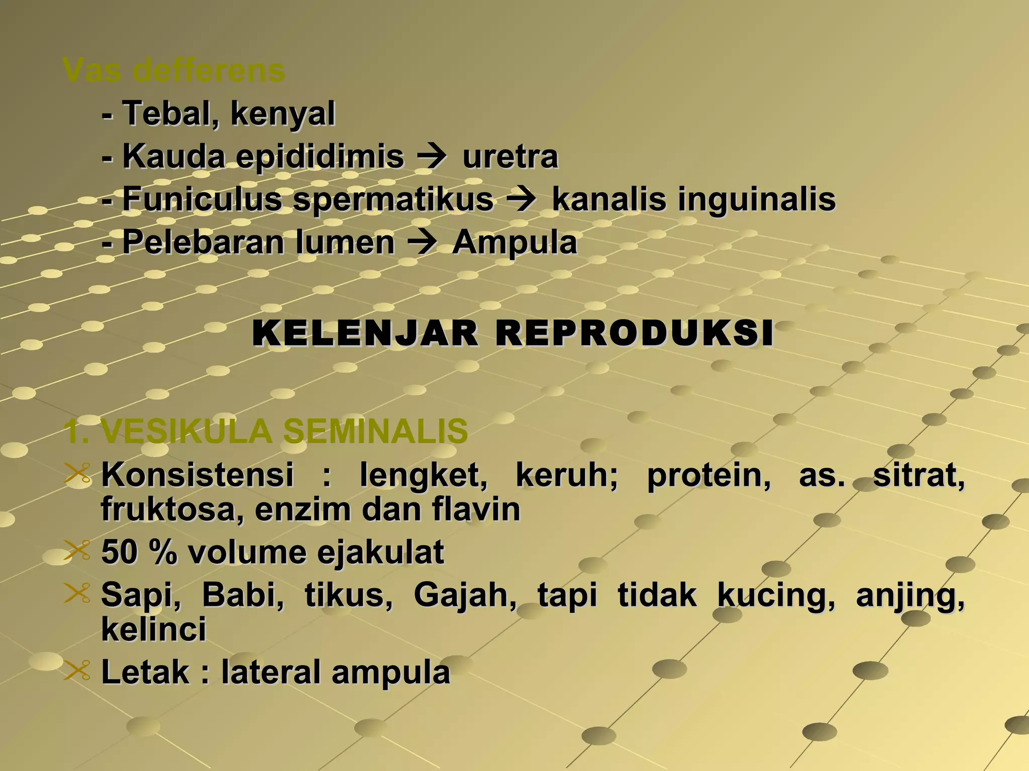 Alat reproduksi-ternak materi (peternakan) | PPT