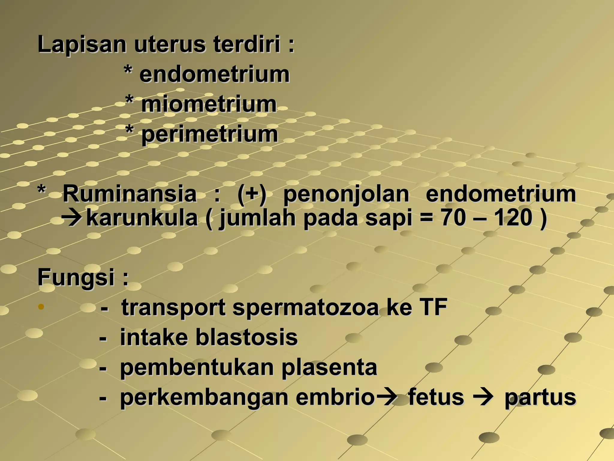 Alat reproduksi-ternak materi (peternakan) | PPT