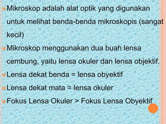 Alat Alat Optik | PPT