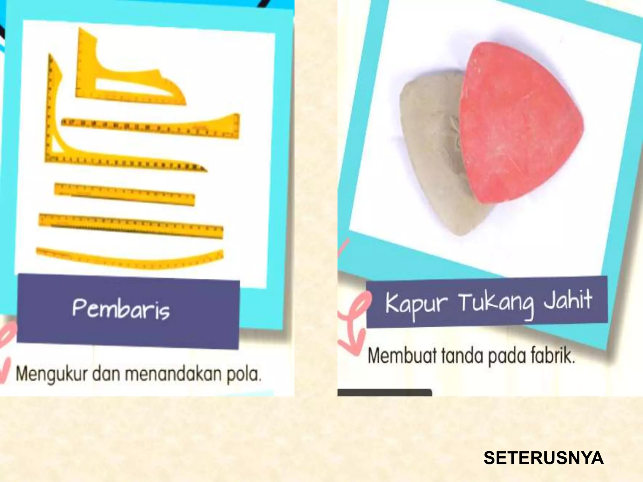 Alatan jahitan RBT Tahun 5 (Semakan) | PPT