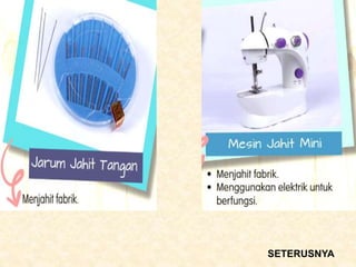 Alatan jahitan RBT Tahun 5 (Semakan) | PPT