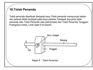 Alatan tangan dlm kerja kayu | PPTX