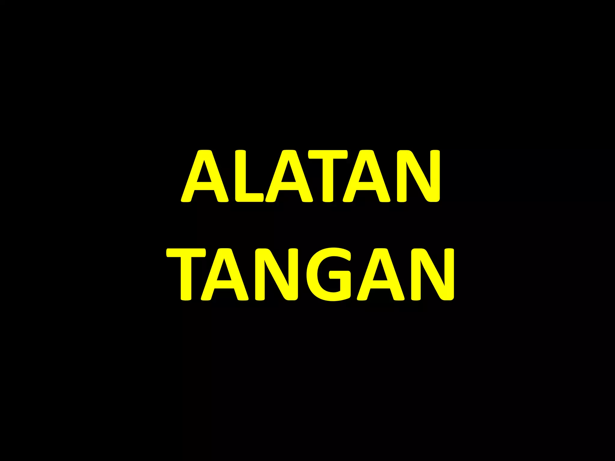 Enjin- Alatan Tangan | PPTX