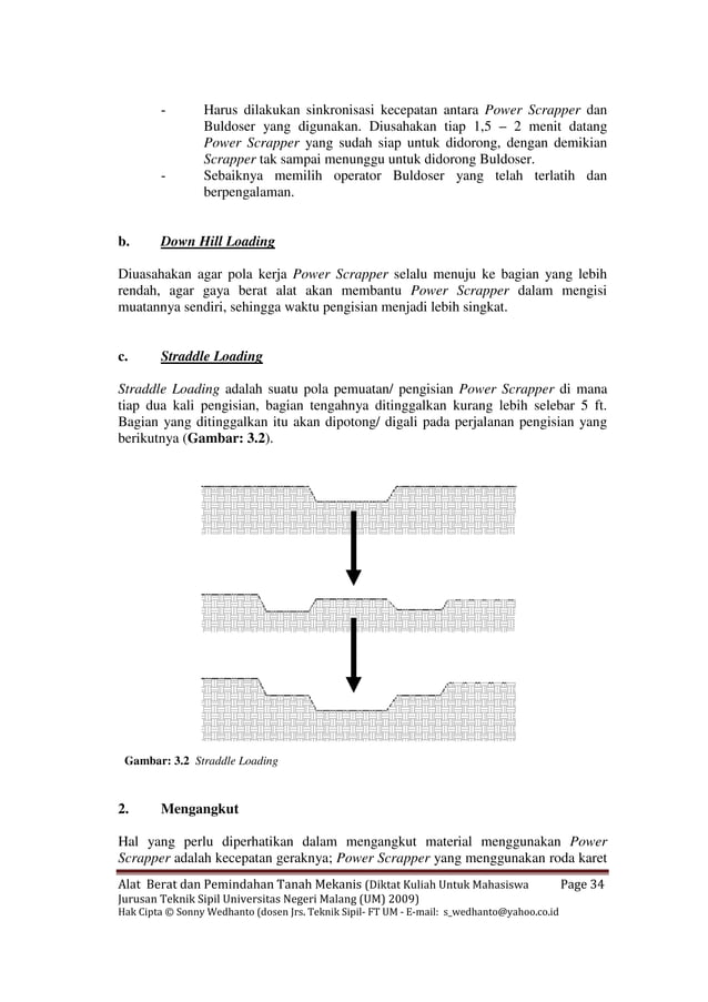 Alat berat dan pemindahan tanah mekanis bab iii penggunaan & kemampuan alat | PDF